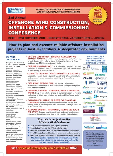 Offshore Foundations for Wind Turbines | PDF