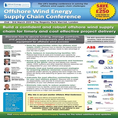Offshore Wind Energy Supply Chain For Construction | PDF | Power and ...