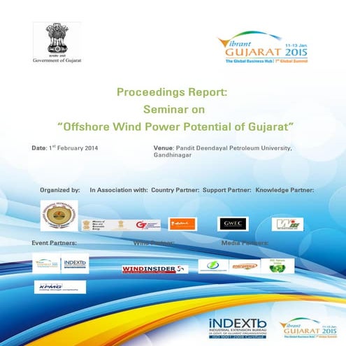 Offshore Wind Power Potential of Gujarat Vibrant | PDF