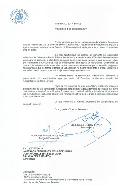 Oficios al presidente de la republica mexicana | PDF