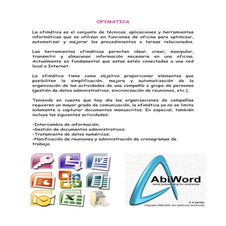 Ofimatica | PDF