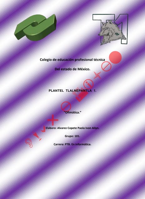 Deber de computaciòn ofimatica | DOCX | Computing | Technology & Computing