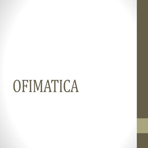 Evolución de la ofimática | PPTX