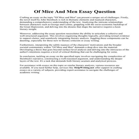 Of Mice And Men Essay Question.pdf