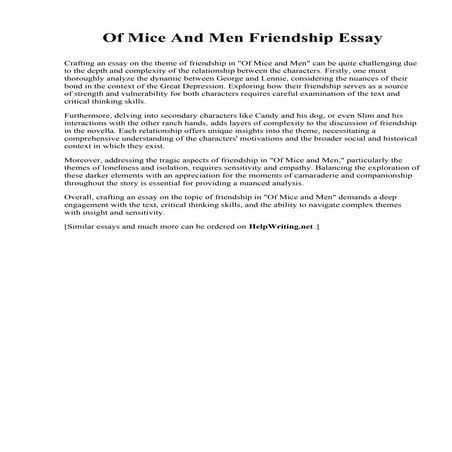 Of Mice And Men Friendship Theme Essay.pdf