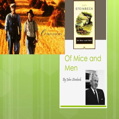 Of mice and men vocabulary review chapters 1 6 | PPT