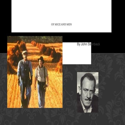 Of mice and men steinbeck | PPT