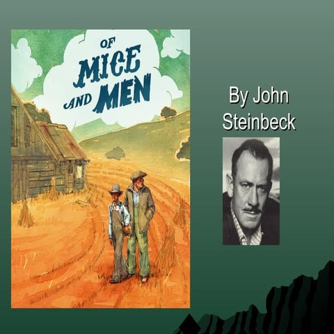 Background and Overview - Of Mice and Men | PPTX
