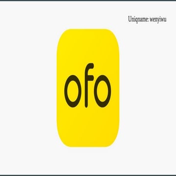 Ofo | PPTX