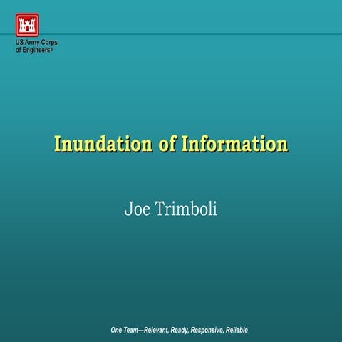 Inundation of Information 2007 | PDF