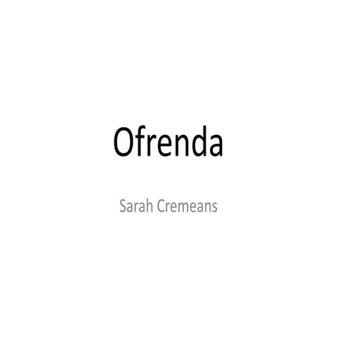 Ofrenda | PPTX
