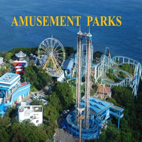 Amusement park- VOCABULARY ABOUT RIDES- ESL | PPTX