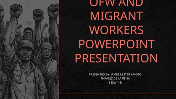 OFW overseas filipino workers the ofw phenomenon | PPTX | Government ...