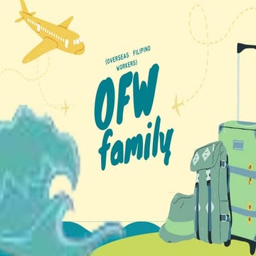 OFW overseas filipino workers the ofw phenomenon | PPTX