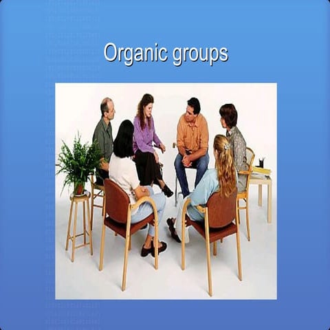 Organic groups | PDF