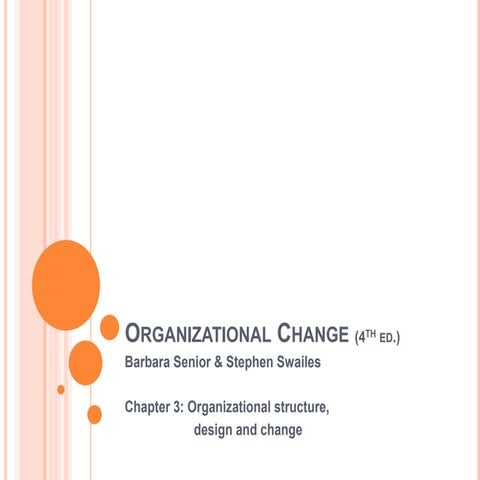 Organizational Structure and Design | PPTX