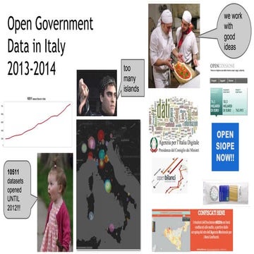 Open Government Data in Italy explained in 2 minutes | PDF