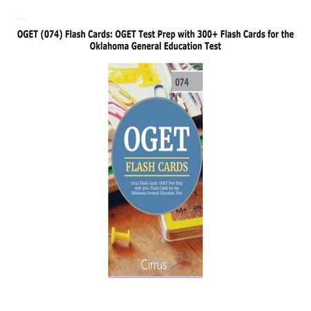 OGET (074) Flash Cards: OGET Test Prep with 300+ Flash Cards for the ...