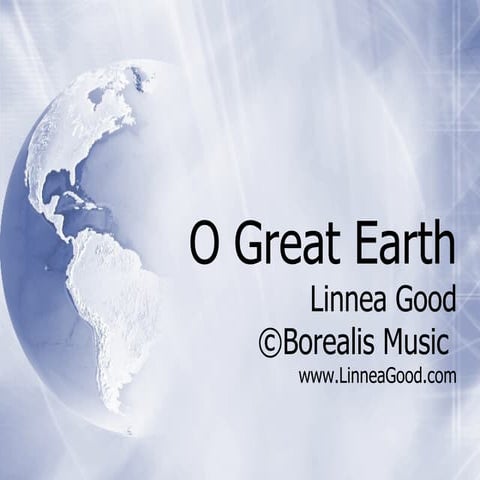 O great earth | PPS