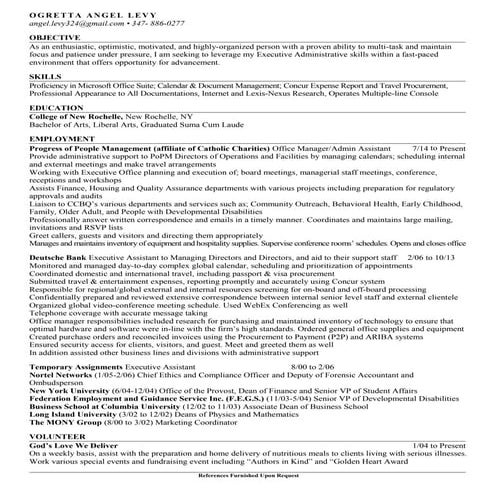 OA Resume | DOC