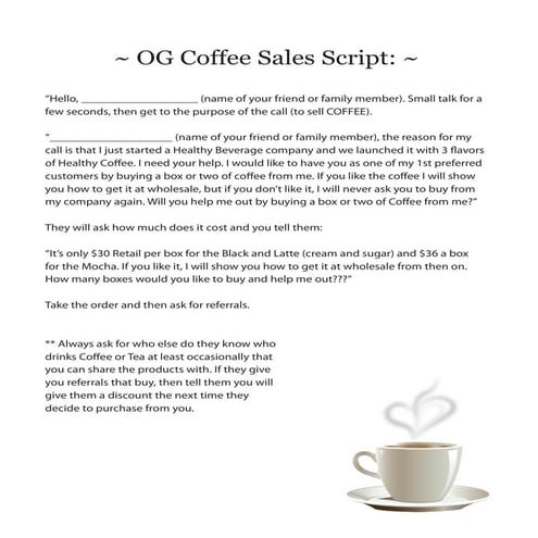 Og script coffee intrigue | PDF