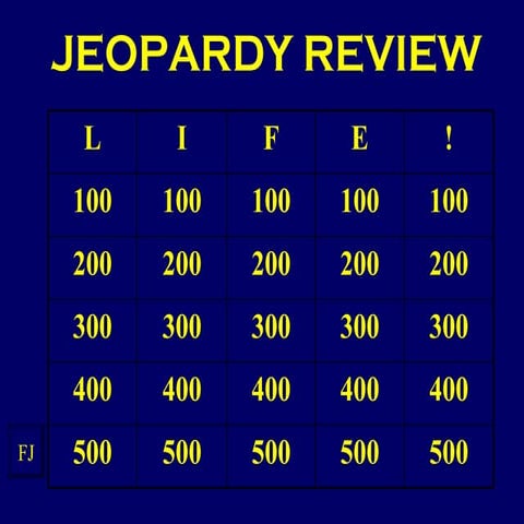 science jeopardy | PPT