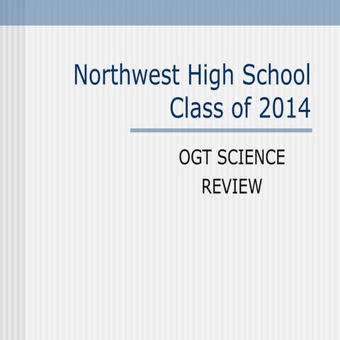Ogt science review | PPT