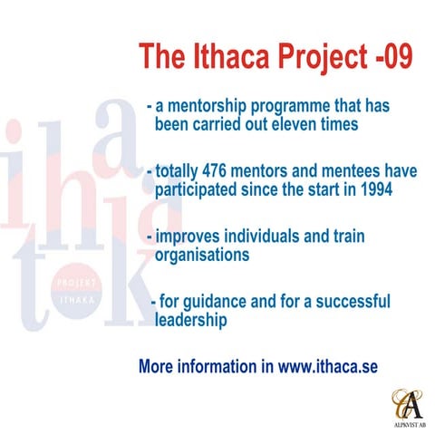 The Ithaka Project 09 | PPT