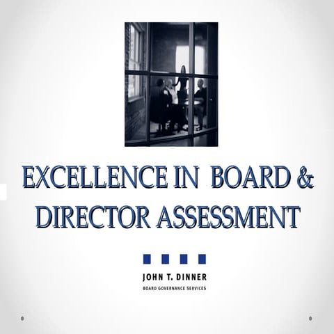 Board and Director Performance Evaluations | PPT