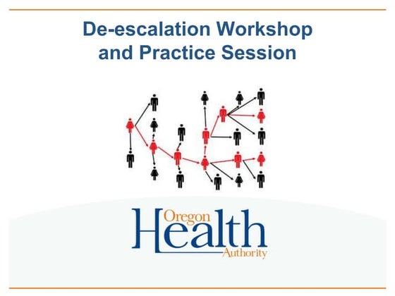 De escalation techniques | PPT