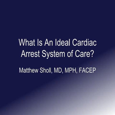 Improving Survival: A Special Presentation for AHA Training Centers and ...
