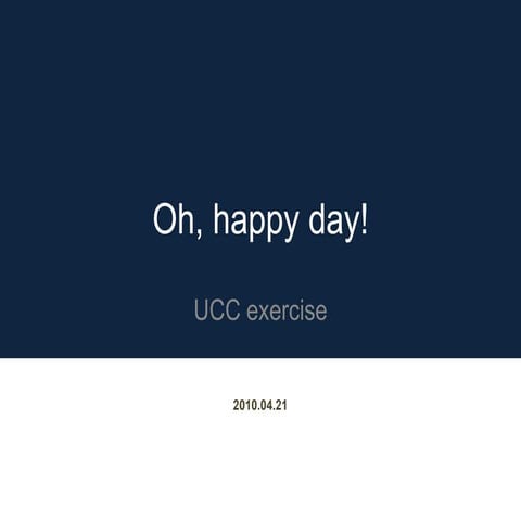 Oh happy day | PPS