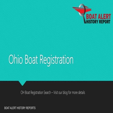 Ohio boat registration | PPT