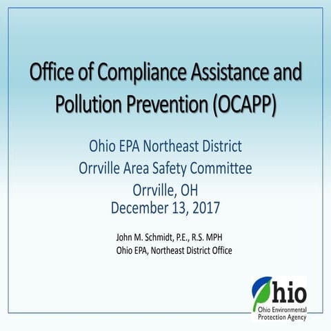 Ohio epa | PPT