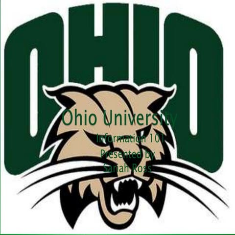 Ohio university | PPTX