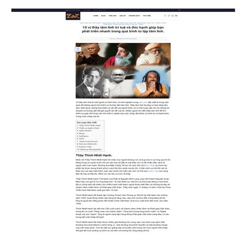 10 vị thầy tâm linh trí tuệ và đức hạnh giúp bạn phát triễn nhanh trong ...