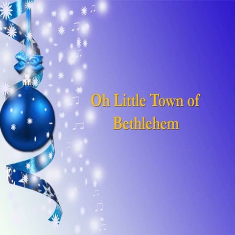 Oh little town_of_bethlehem | PPT