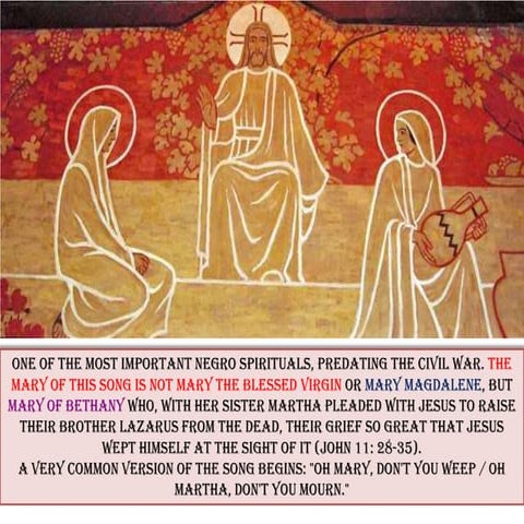 O! Mary Don't You Weep (nx power lite) | PPSX