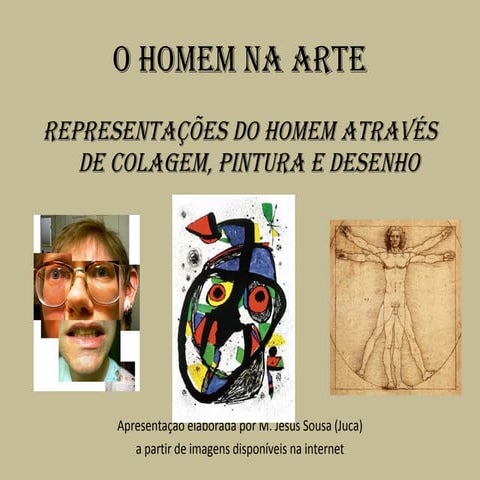 O homem na arte | PPT