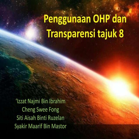 OHP dan penggunaanya | PPTX