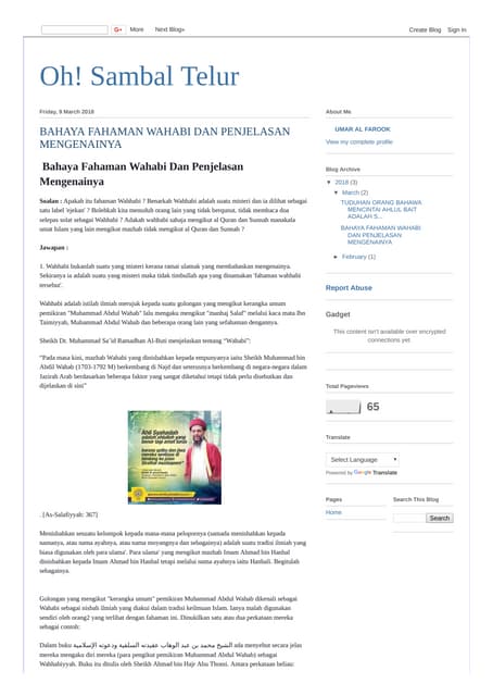 bahaya pemikiran kelompok ahbash | PDF