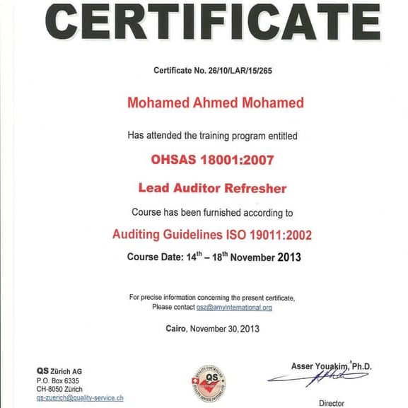 OHSAS 18001 | PDF