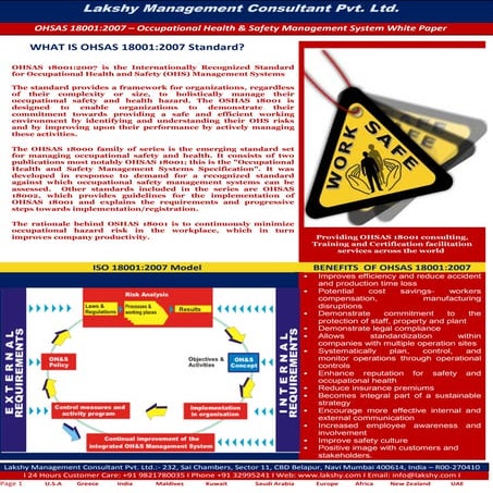 OHSAS 18001 white paper | PDF