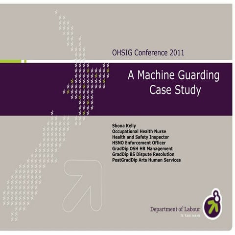 Machine Guarding Case Study | PPT