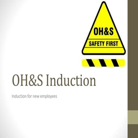 Oh&s induction emma | PPT