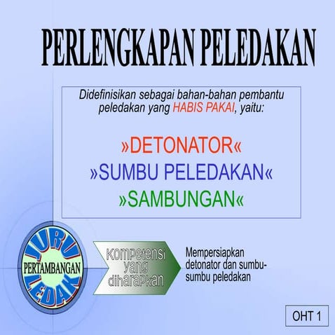 OHT Perlengkapan peledakan.ppt