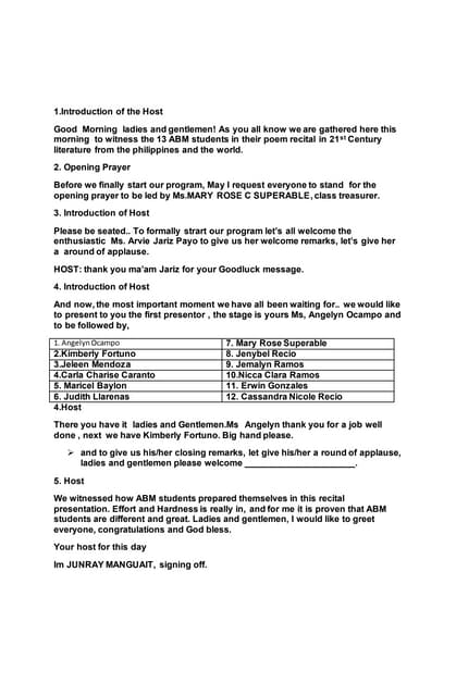 Welcome and Send off Program Script.docx