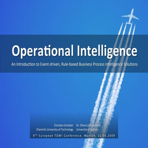 Operational Intelligence | PPT