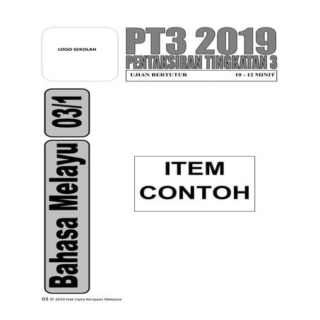 03 1 ITEM CONTOH-CONTOH INSTRUMEN | PDF