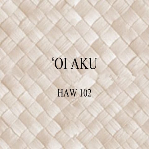 Oi aku | PPT
